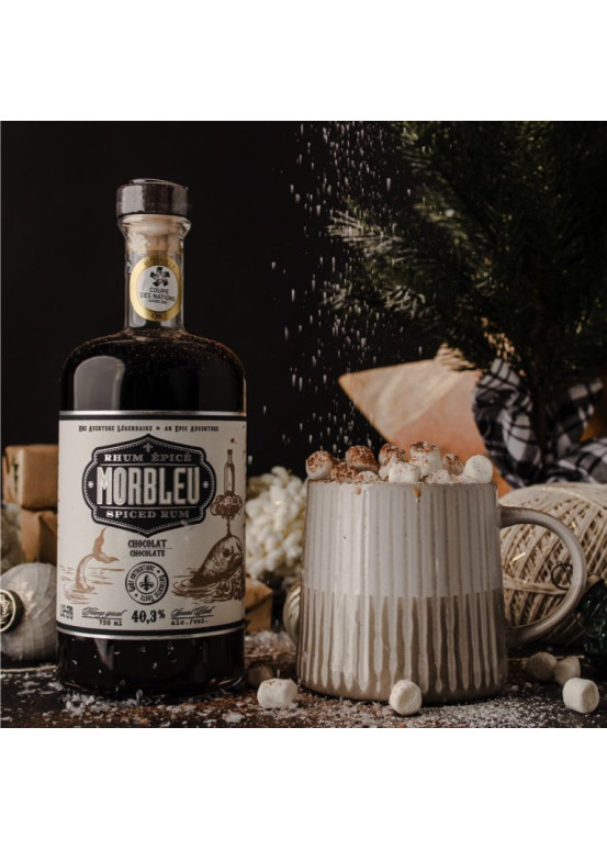 Rhum épicé au chocolat - Morbleu Noir - Les trésors d'érable
