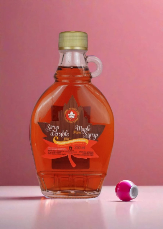 Quebec Amber Maple Syrup in Anse Bottle – 3 Formats Available