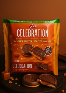 Biscuit Feuille d'Érable Célébration Leclerc - Authentique Délice Canadien